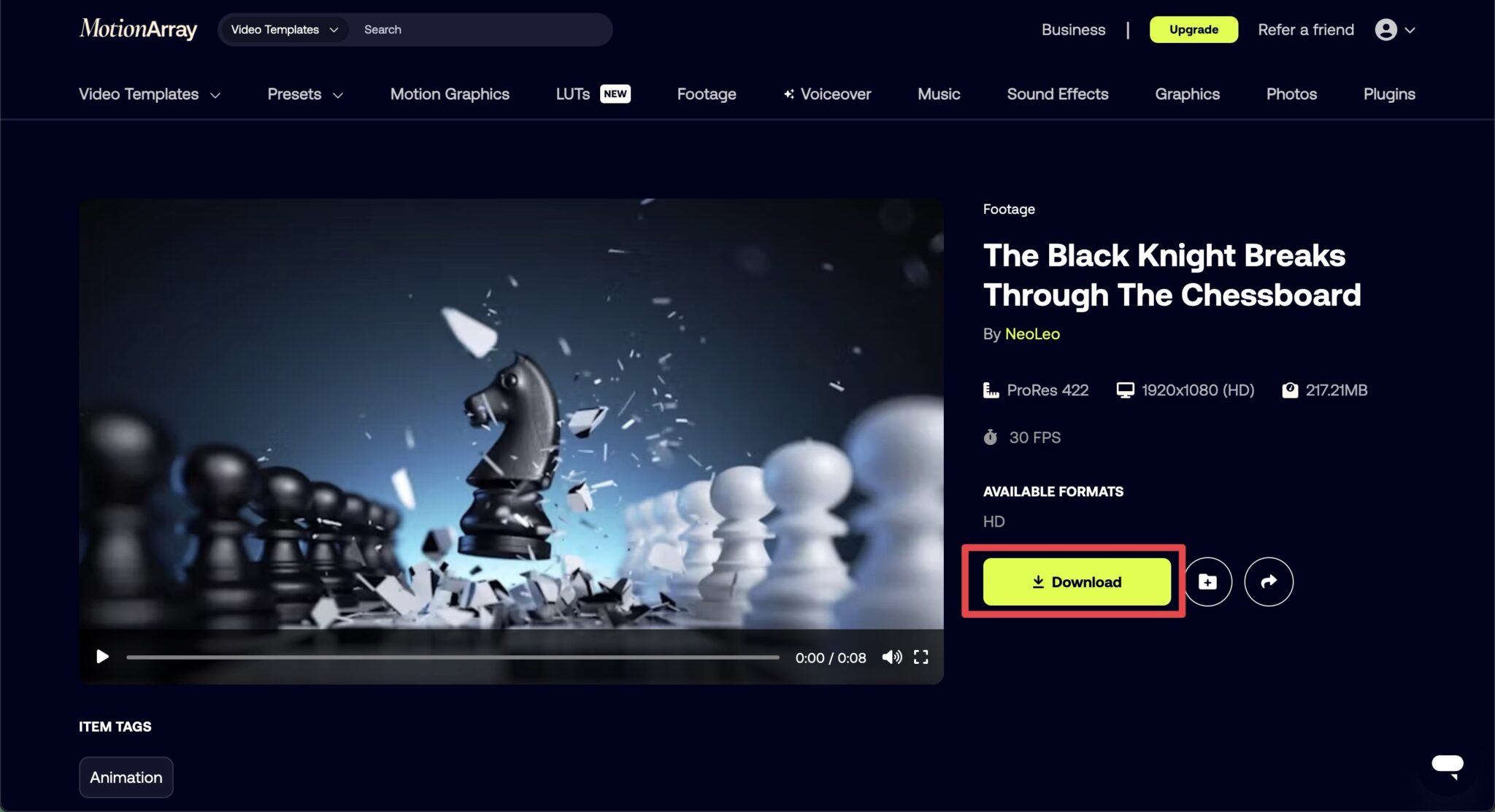 【2025年最新】Motion Arrayの使い方・素材の集め方を解説【映像、効果音、BGM】 | IzukaEffects