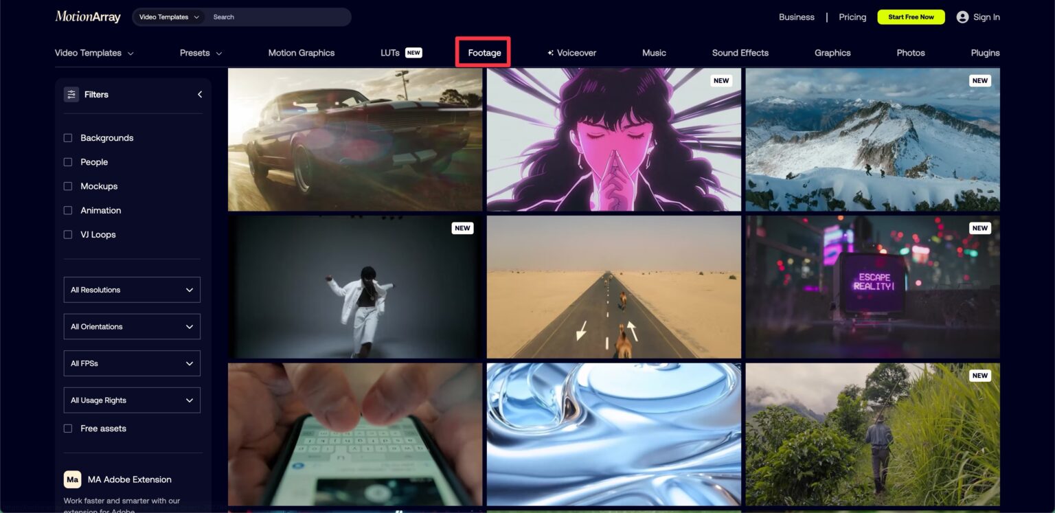 【映像素材はここで完結】Motion Array完全ガイド！使い方からお得な購入方法まで【レビュー付き】 | IzukaEffects