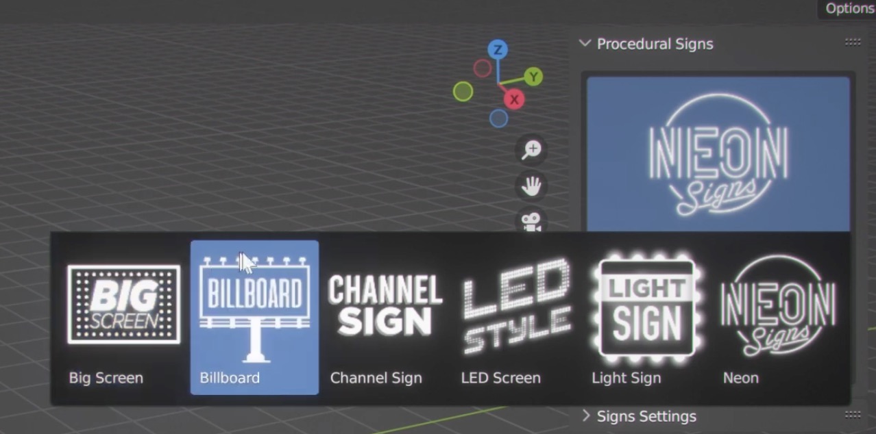 Procedural Signs – リアリティ抜群のネオンサイン生成【Blenderアドオンレビュー】 | IzukaEffects