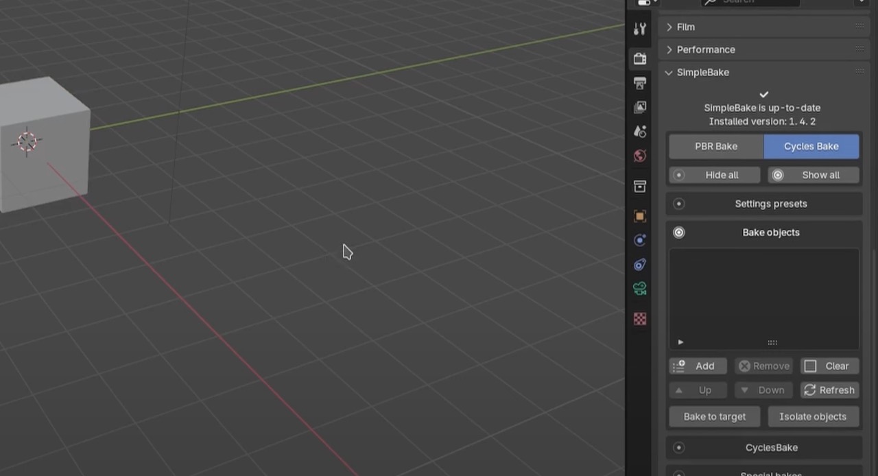 SimpleBake – Blenderのノードテクスチャを爆速ベイク【アドオンレビュー】 | IzukaEffects