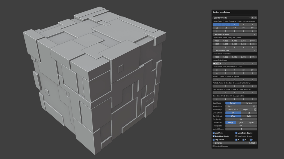 Random Flow – メカニックモデリングの神ツール【Blenderアドオンレビュー】 | IzukaEffects