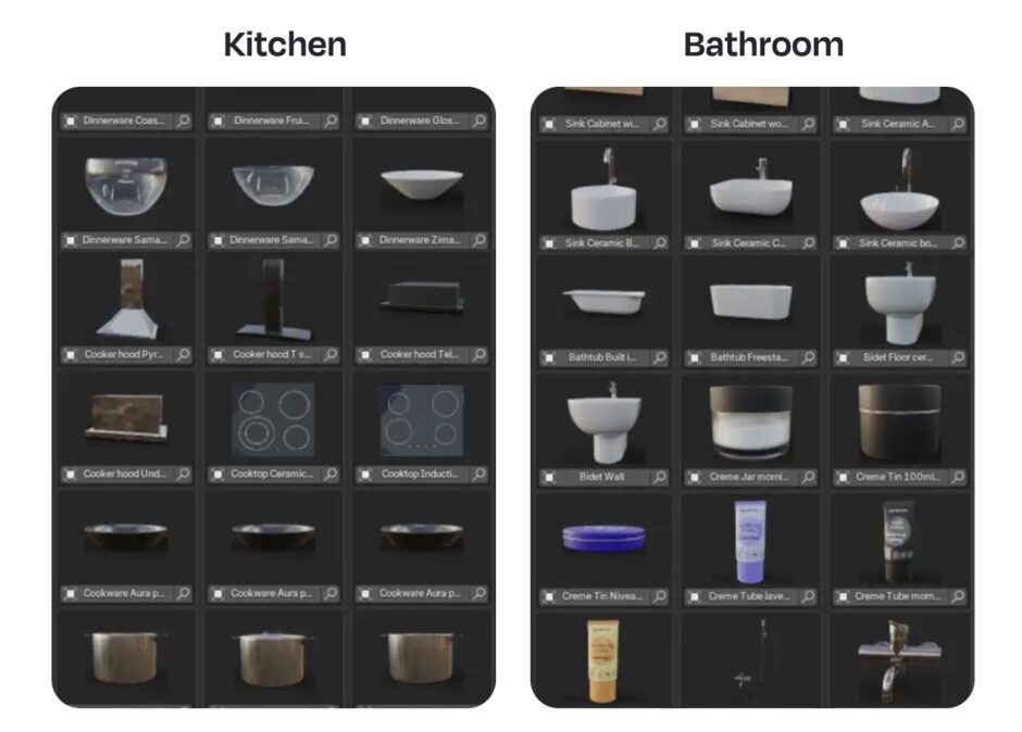 Interniq- 800以上のインテリアモデル！家具・バスルーム・キッチン…etc【Blenderアドオンレビュー】 | IzukaEffects