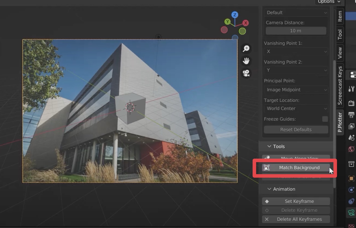 Perspective Plotter – パース設定・カメラマッピングの定番アドオン！実写合成にも。【Blenderアドオンレビュー ...