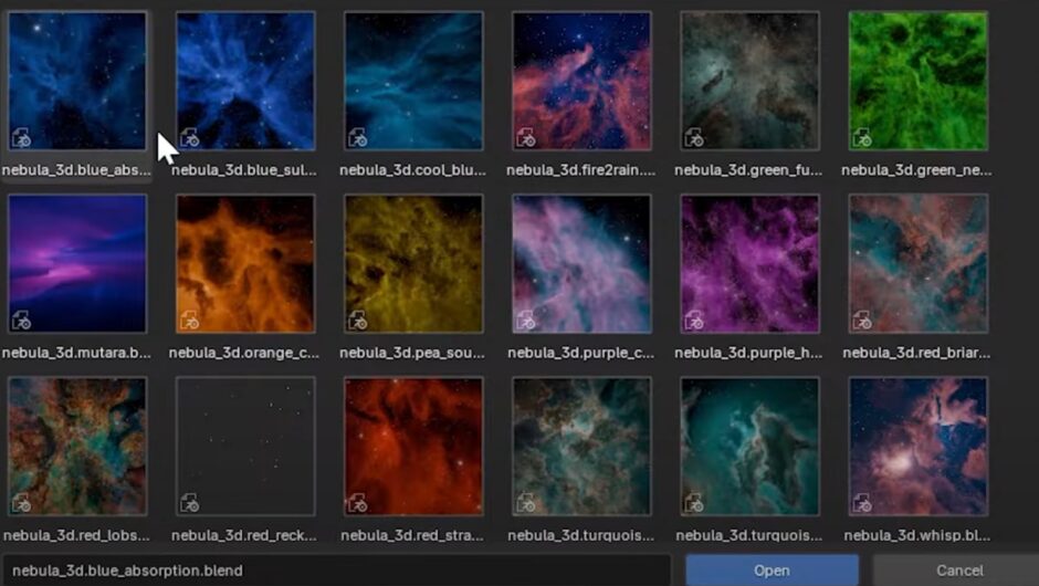 Nebula Generator – 美しい星雲を生成〜神秘的な宇宙の世界へ〜【Blenderアドオンレビュー】 | IzukaEffects