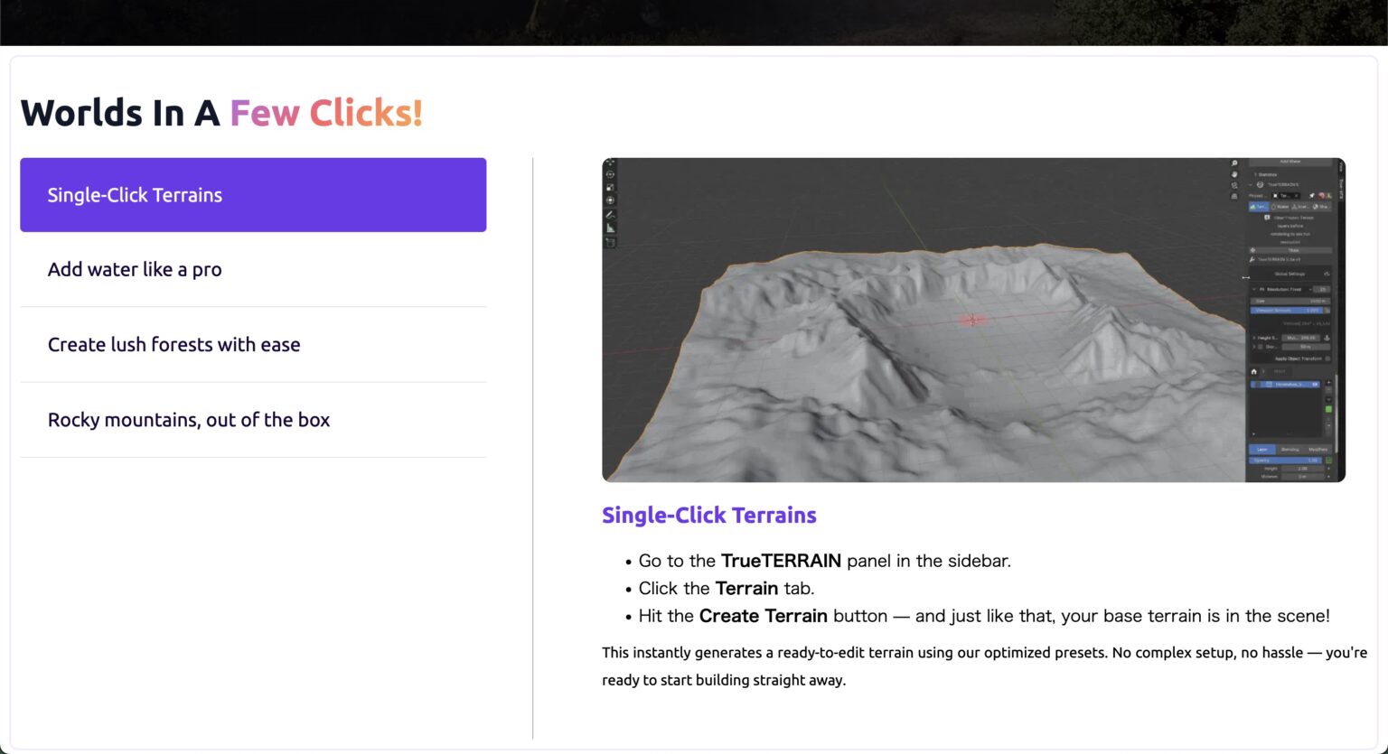 True Terrain 5 – 地形作成アドオンの決定版【Blenderレビュー】 | IzukaEffects