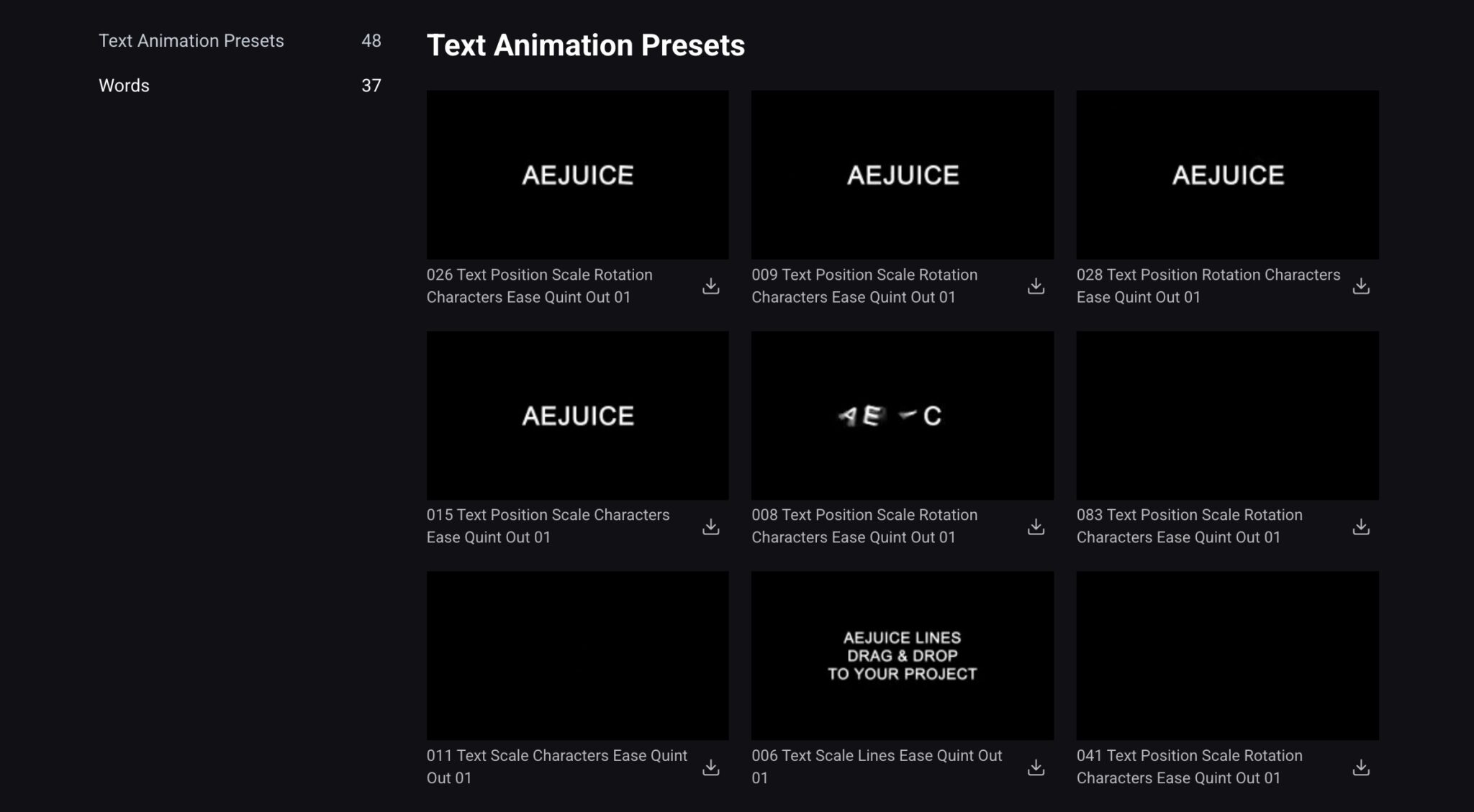 AE JuiceのText Animation Presetsレビュー！テキストアニメーションはこれに任せよう【After Effects ...