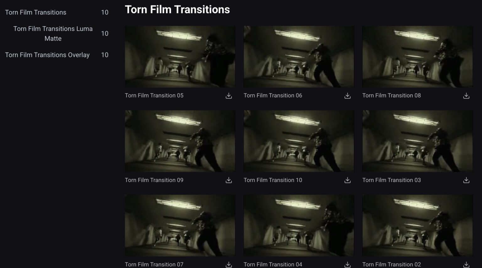 Torn Film Transitions – フィルムを破くようなトランジションパック【AE Juice,After Effects ...